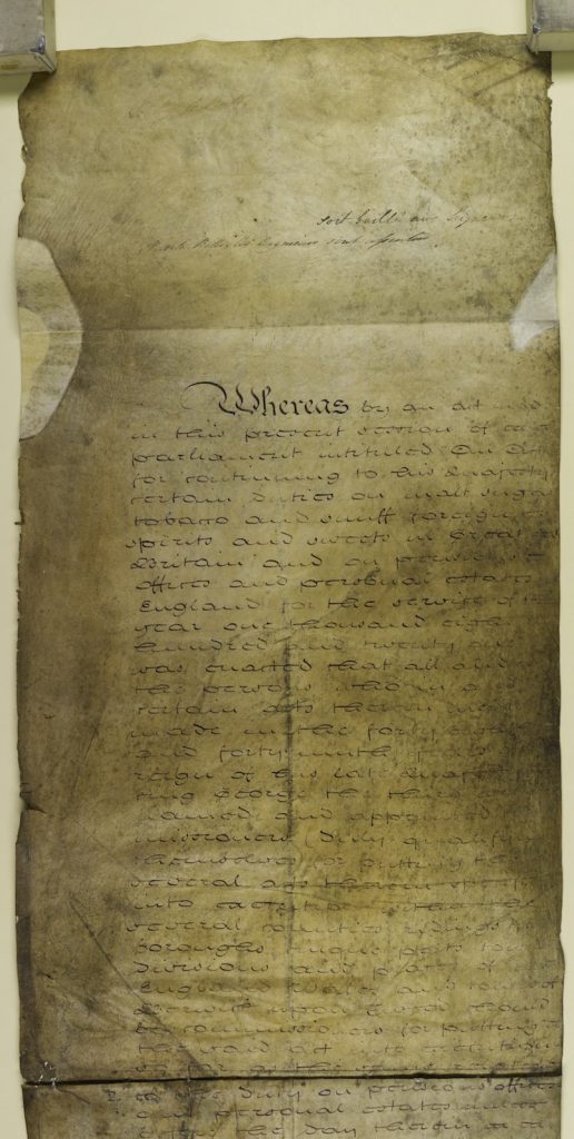 A Major Loan from the Parliamentary Archives: The Longest Act, 1821 ...