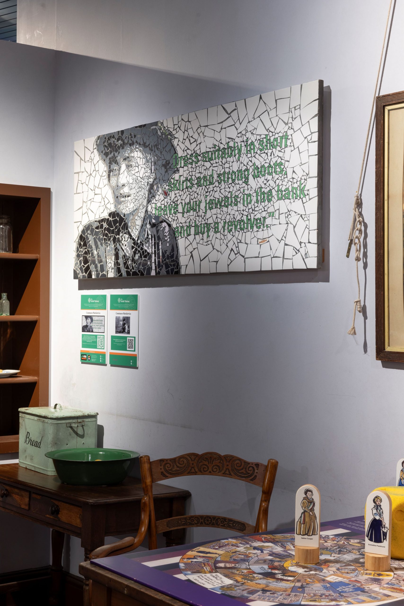 Constance Markievicz mosaic - People's History Museum: The national museum of democracy